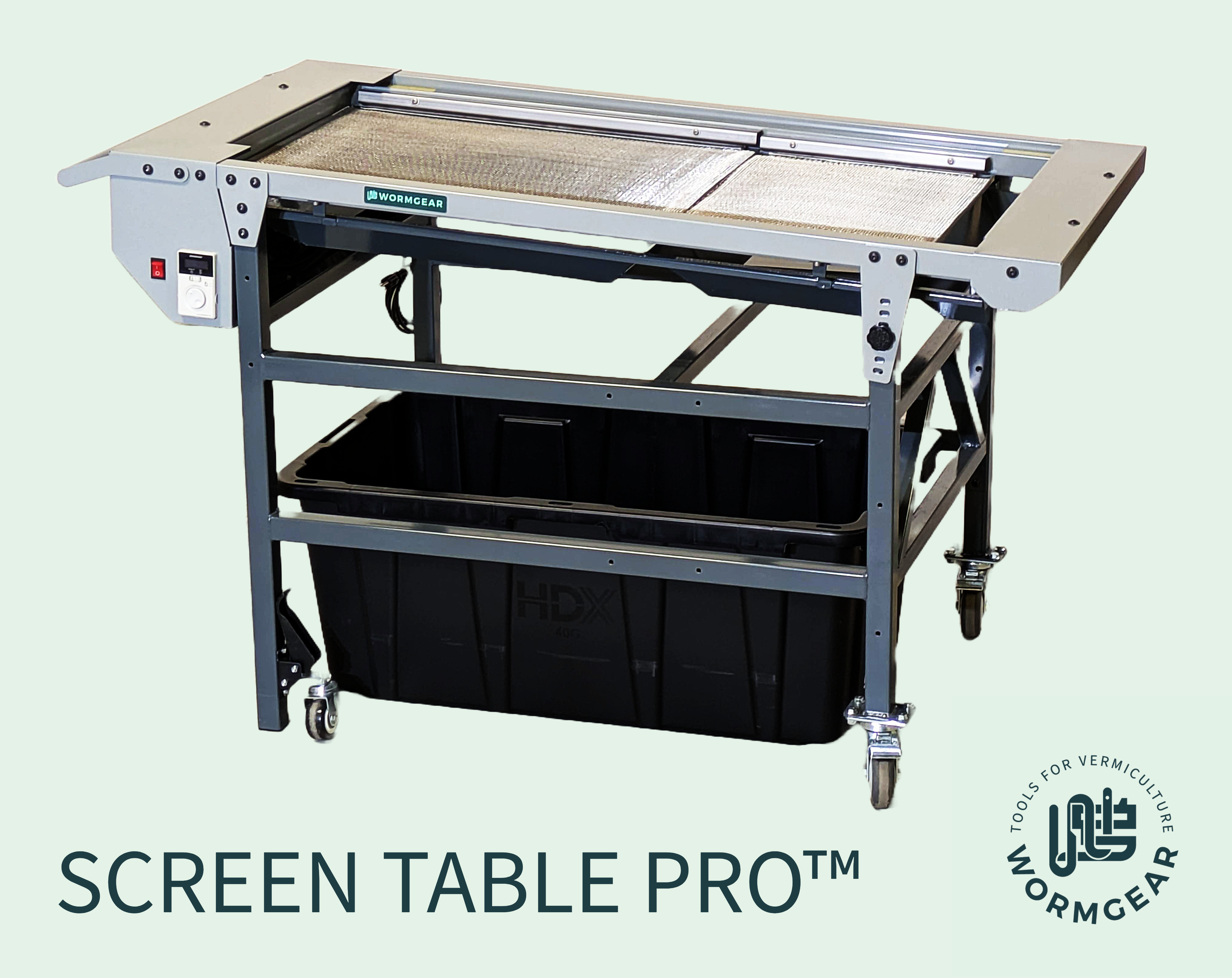 Press Release: Screen Table Pro™ - Wormgear